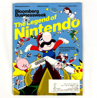Bloomberg Businessweek The Legend of Nintendo Cover Mario Magazine | eBay