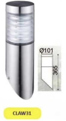 CLA stainless steel wall light CLAW 31 with free 9.5w led light bulb ...