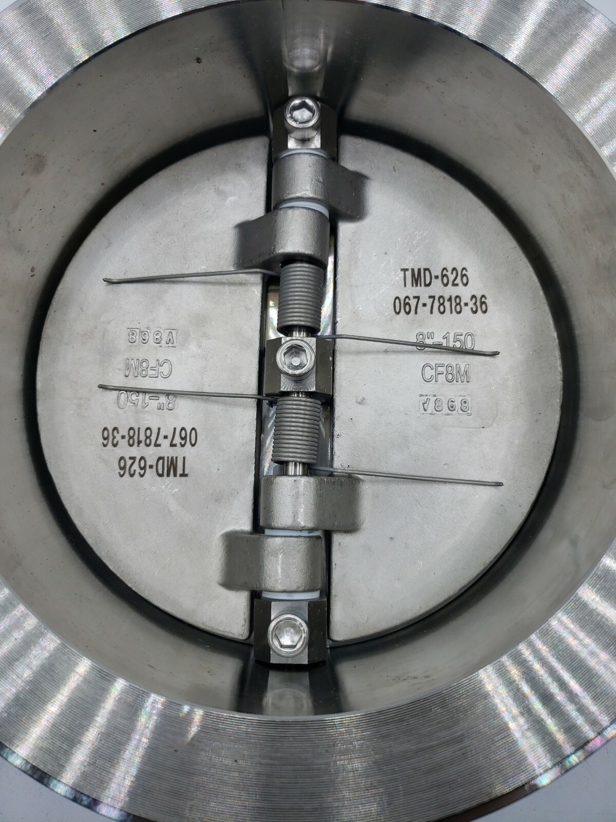 TECHNOCHECK VALVE DUAL PLATE 8.0 DPW 36 36 B 36 A15 RF 275PSI 225F 8 ...