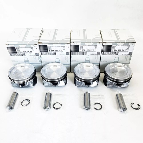 4x Engine Pistons Φ83mm For Mercedes-Benz C200 E200/250 E300 GLC200 2 ...