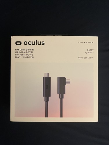 Oculus (Meta) Quest / Quest 2 Link Cable USB 3 Type-C (5m). Open Box ...