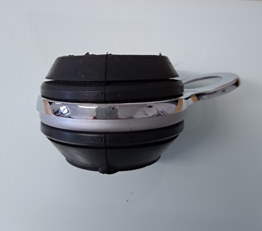 Smiths 60mm Speedo/ Tacho Chrome Mounting Bracket & Rubber Binnacle BSA ...