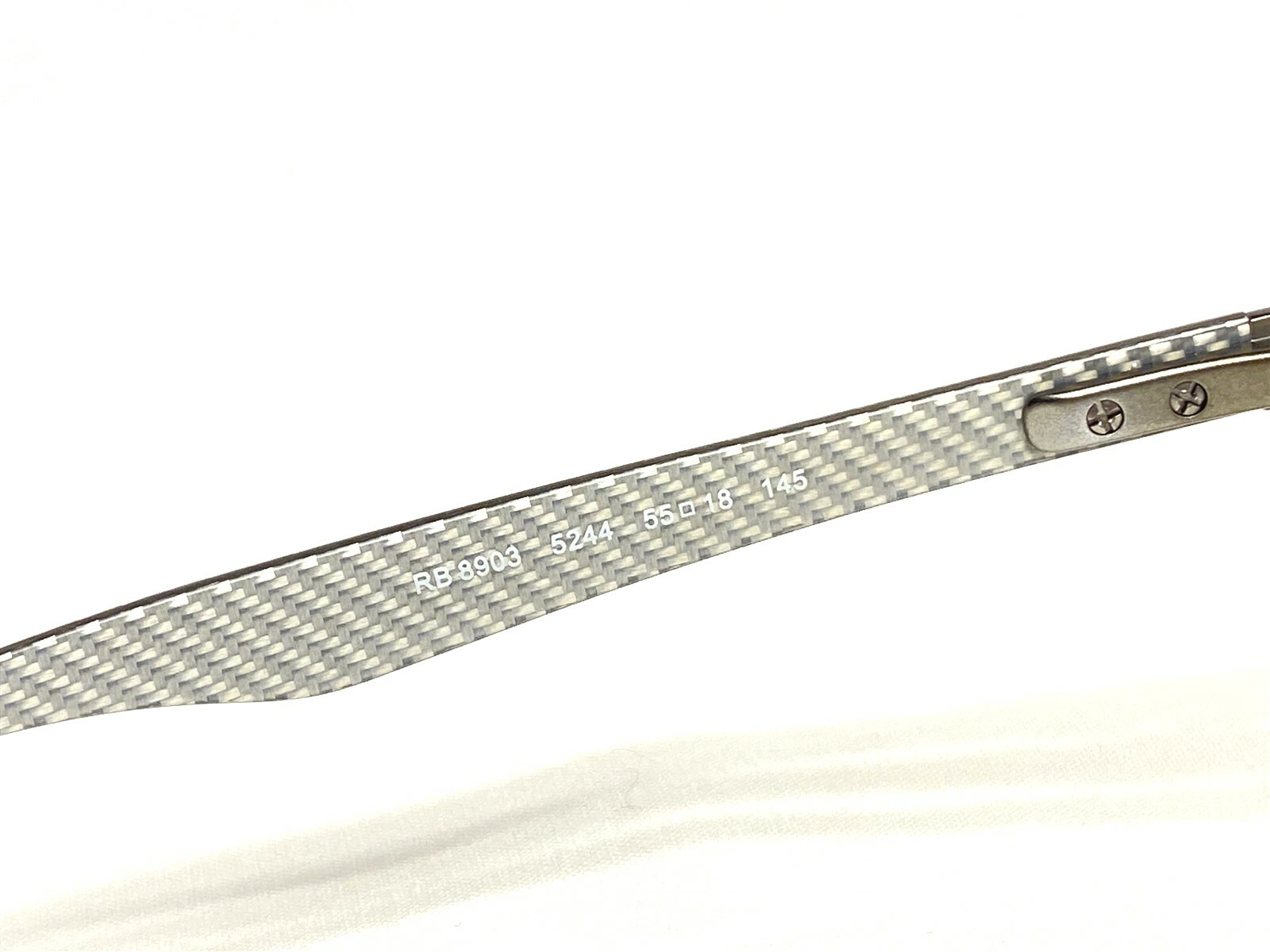 NEW Ray Ban RB8903 5244 Mens Gray/Brown Carbon Fiber Eyeglasses Frames ...