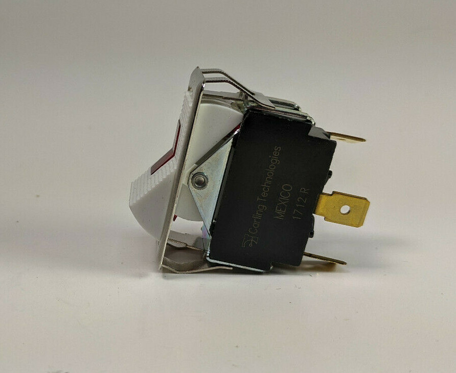 Carling Lighted Rocker Switch On/Off SPST 10A 250VAC 15A 125VAC 28VDC ...