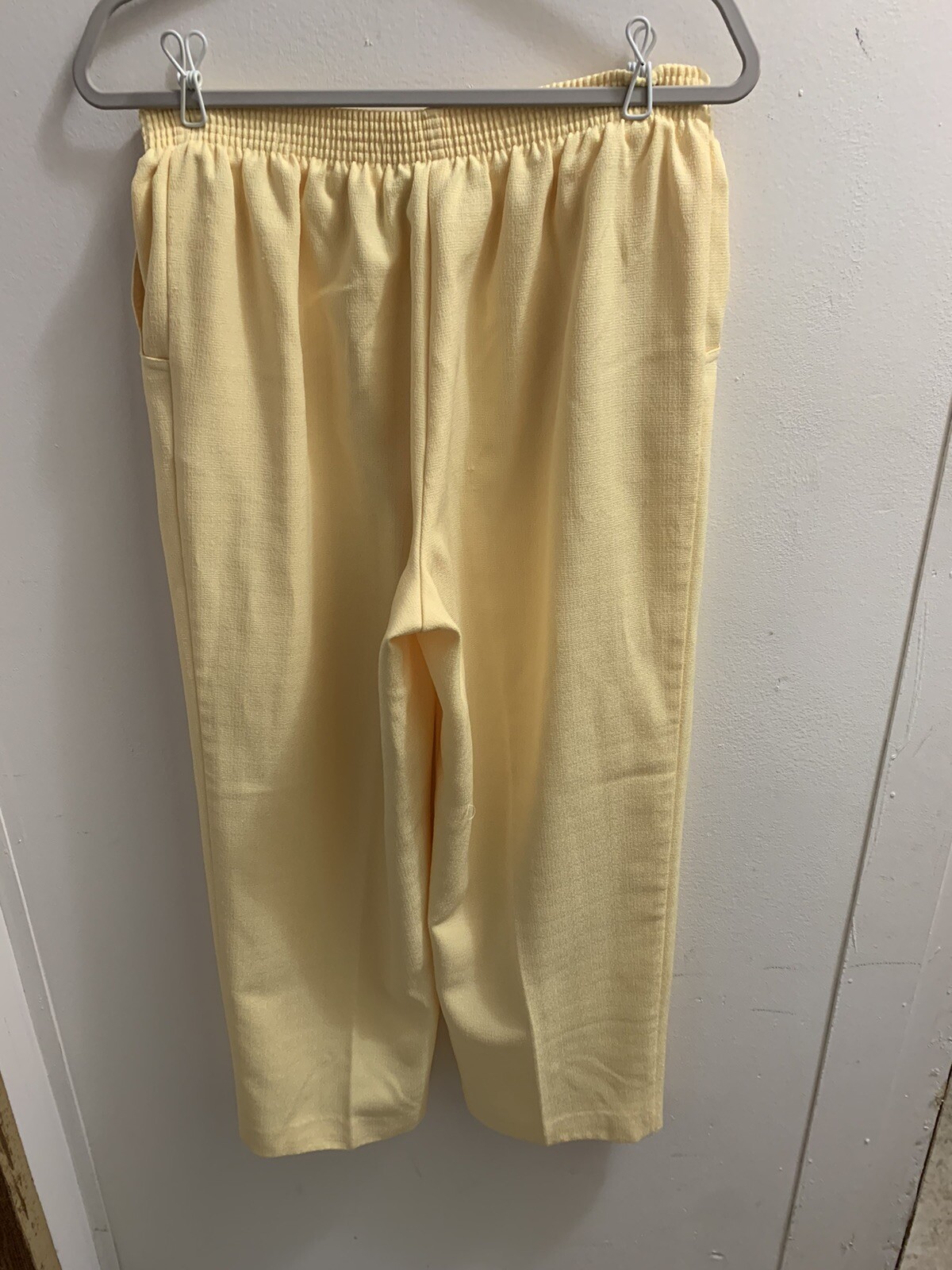 Alfred Dunner Pants Size 12 Waist 31” Inseam 27” High Rise Yellow | eBay