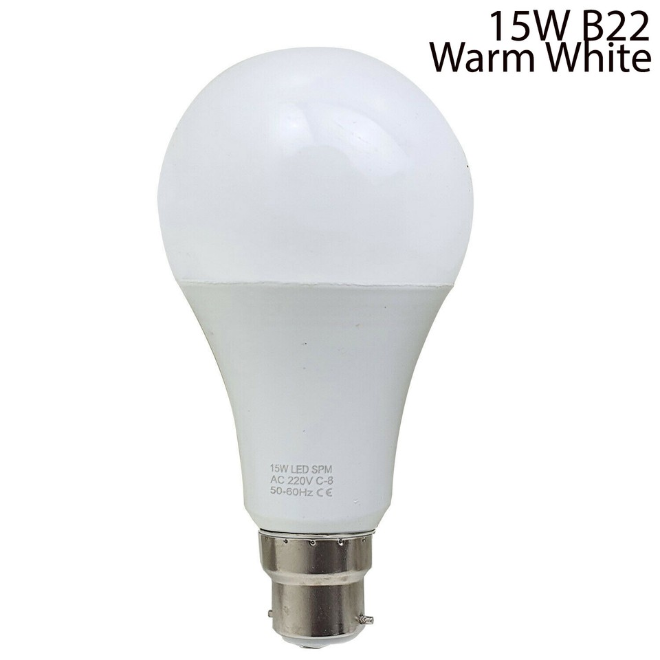 GLS B22 E27 Light Bulbs Warm/Cool White 3W-25W LED Globe Bayonet Screw ...