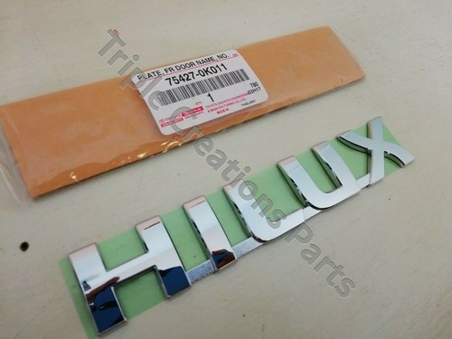 Toyota Genuine 75427-0K011 Plate Front Door Name 754270K011 OEM | eBay
