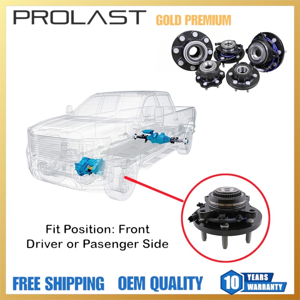 2x Front Wheel Hub Bearings for FORD Expedition & F-150 (2011-2014) 4WD ...