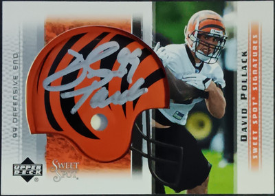 2005 David Pollack Upper Deck Sweet Spot Signatures Autograph RC #SS-DP ...