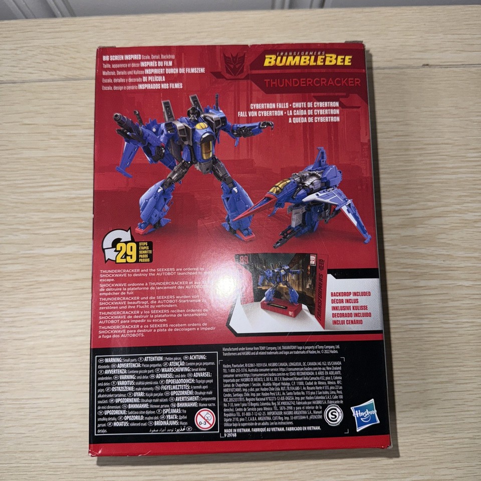 Transformers Bumblebee Studio Series 89 Thundercracker New Sealed ...