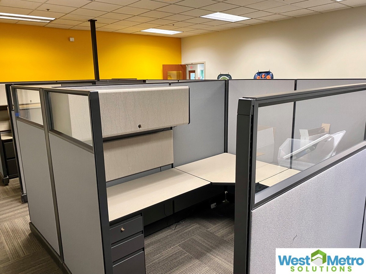 High Wall Office Cubicles With Doors Office Cubicles Used Liquidation,
