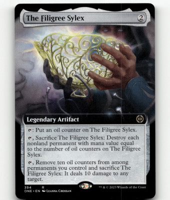 MTG The Filigree Sylex (Extended Art) 394 Regular Phyrexia: All Will Be ...