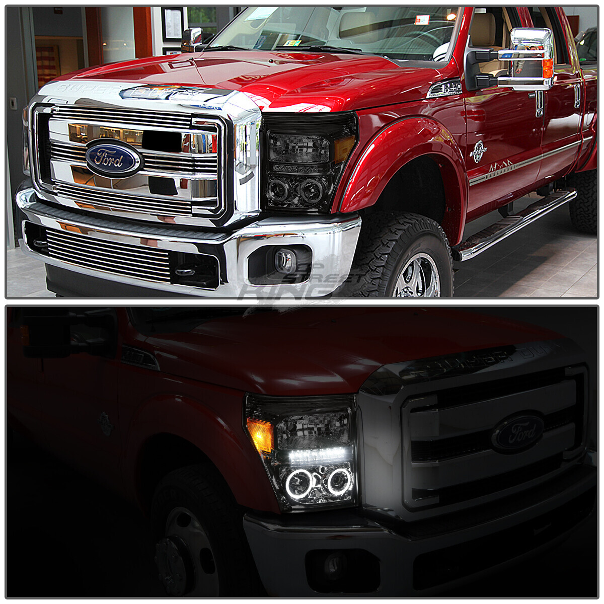 E-Tube LED DRL Projector Headlight Lamp for Ford F250-F550 SD 11-16 ...