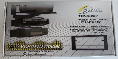 Orbital DVD/VCD wall shelf for CRT TV stackable fits Orbital wall ...