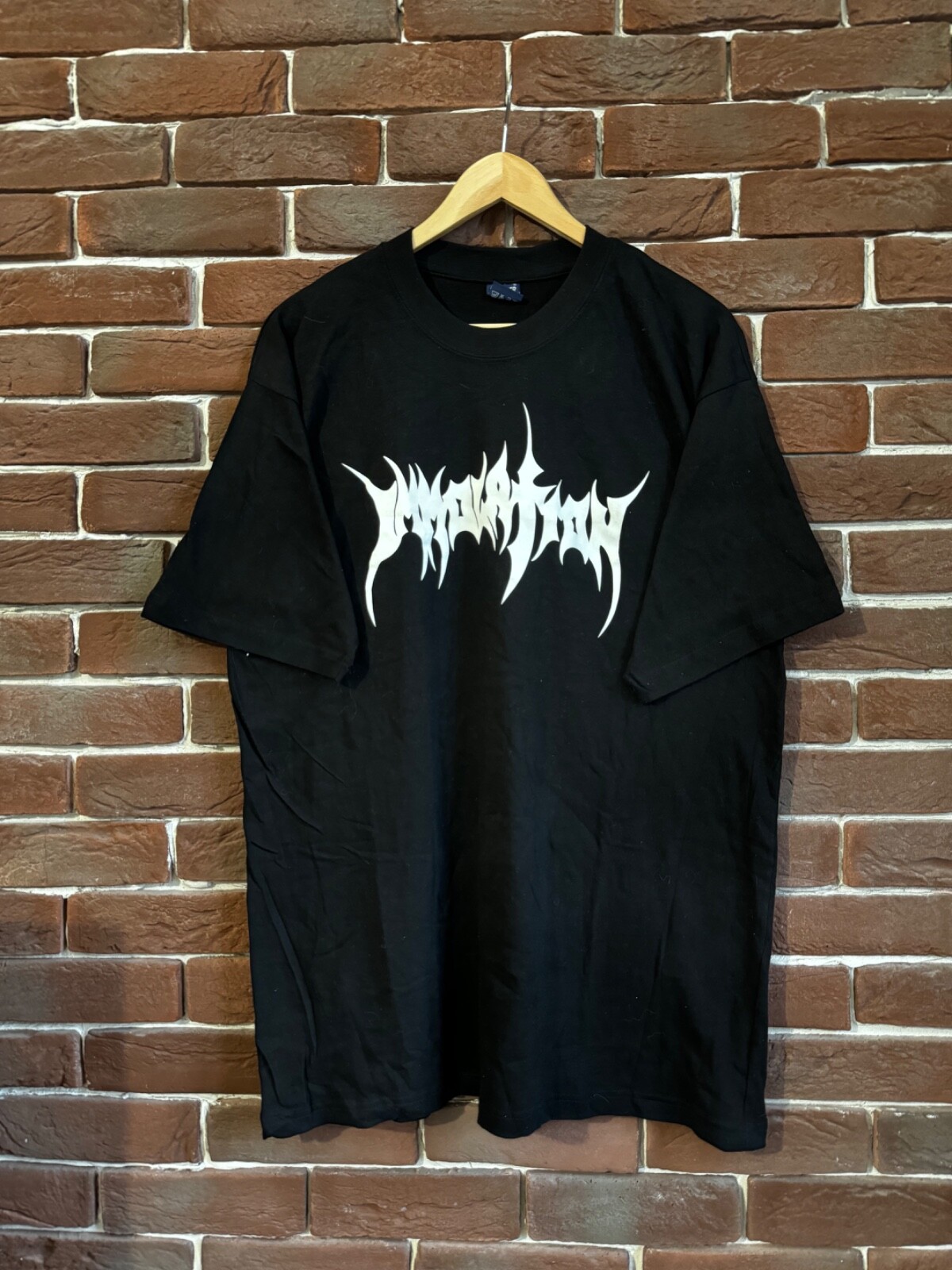 Rare 90s Vintage Immolation Logo Metal Band Tshirt Gr… - Gem