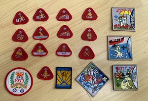 Cub Scout and Scout Badges; 1991-2001 proficiency; JOTT; 1977 Silver ...