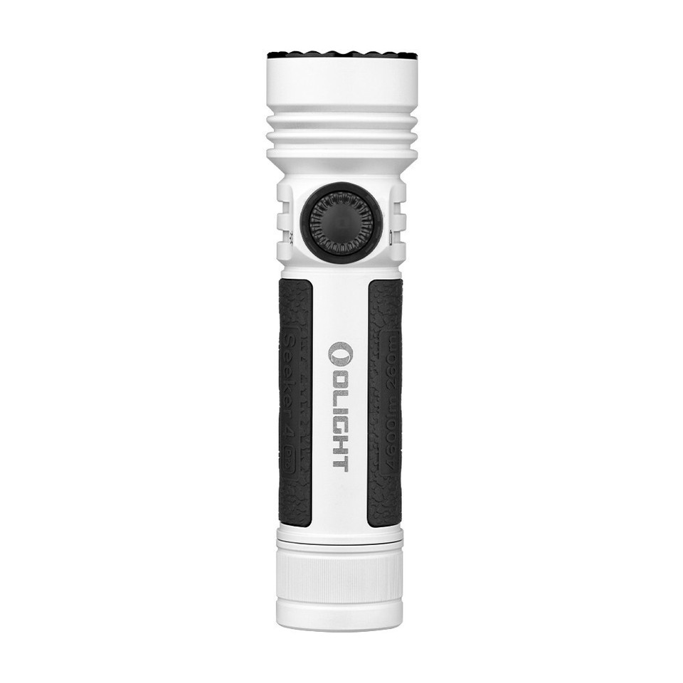 Olight Seeker 4 Pro White High Power Flashlight, Versatile Holster ...