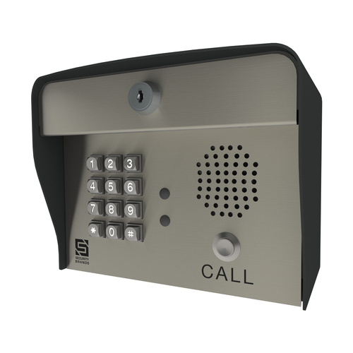 Edge 27-215 E1 Smart Intercom Gate Keypad Post Mount 2 Wiegand Input 2 ...