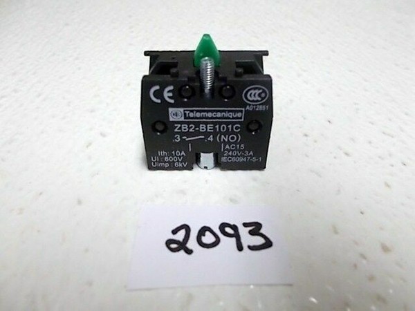 Telemecanique Zb2-be101c ZB2BE101C Push Button Contact Block for sale ...