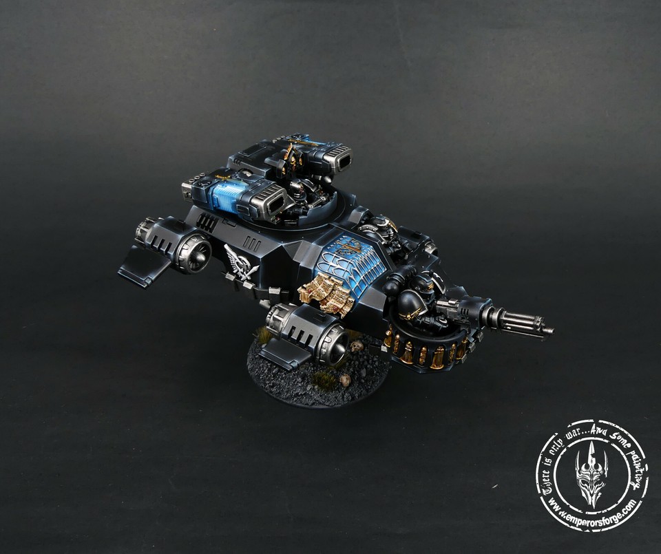 Ravenwing Darkshroud / Land Speeder Vengeance painted Dark Angels 40k ...