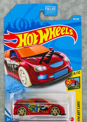 🔥🔥🔥Hotwheels Audacious HW Art Cars Red H25🔥🔥🔥 | eBay
