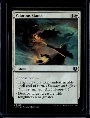 Valorous Stance - 48 - Foil - INR - NM - MTG Magic the Gathering | eBay