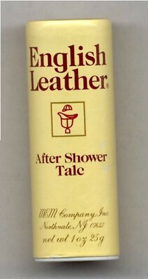 2 X ENGLISH LEATHER AFTER SHOWER TALC FOR MEN-1.0 OZ/25 G-VINTAGE ...