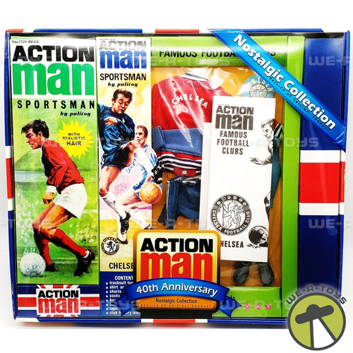 Action Man Sportsman Chelsea Football Figure & Accessories Hasbro 2006 ...