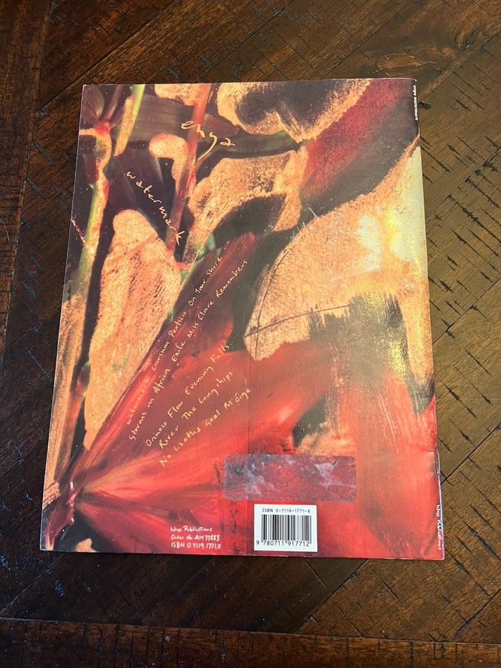 Enya Watermark Sheet Music Piano Vocal Guitar Songbook | eBay