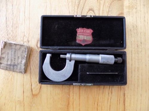 Vintage L.S.Starrett Co Micrometer # 230 With Case And Wrench | eBay