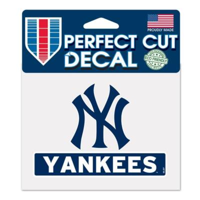 New York Yankees 4"x5" Perfect Cut Car Decal [NEW] MLB Auto Sticker ...