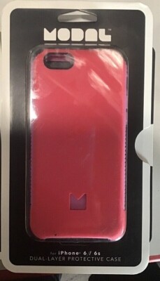 NEW Modal iPhone 8 7 6 6S SE Dual-Layer PINK Protective Cell Phone Case ...