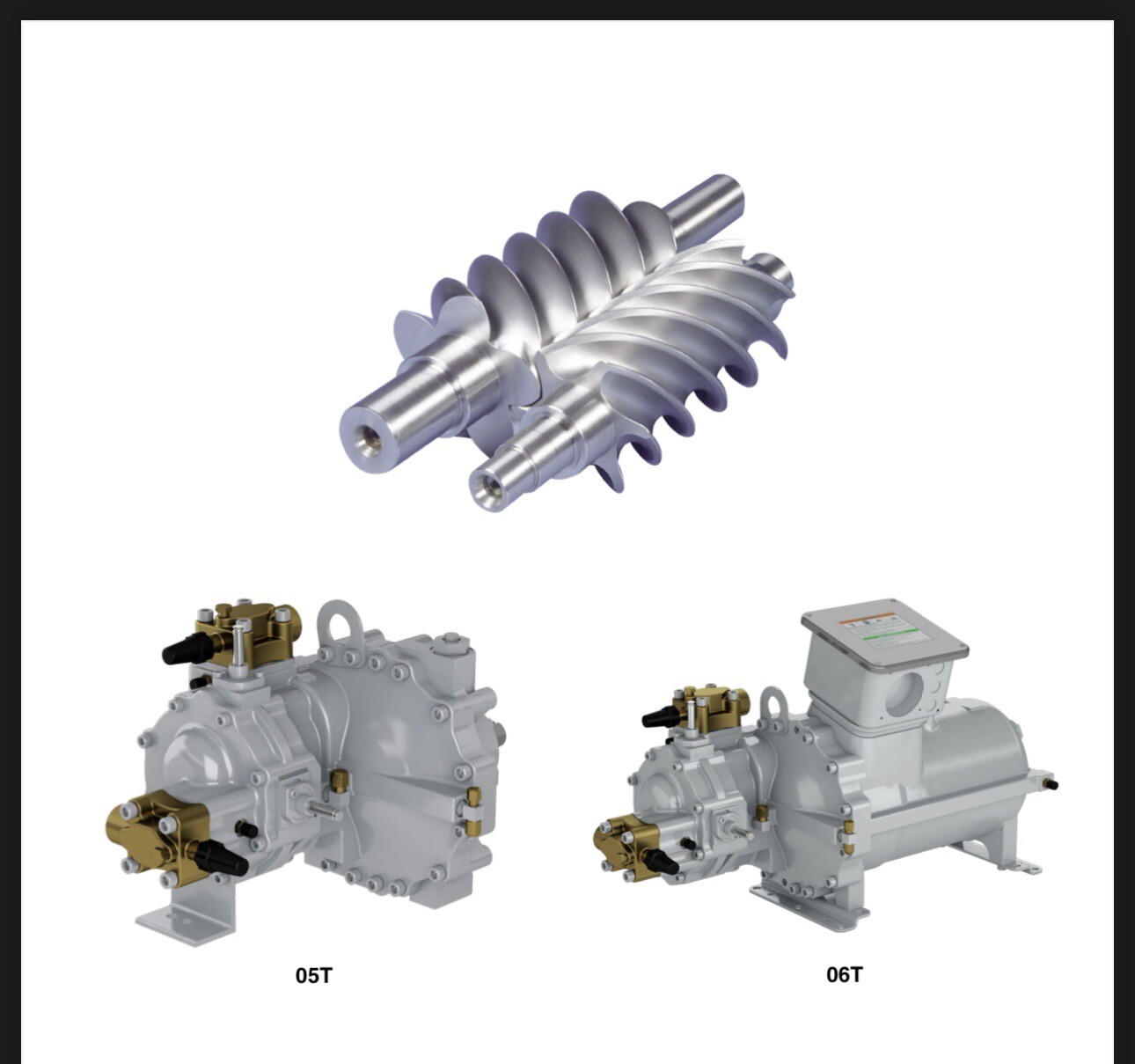 Carlyle Screw Compressor Semi Hermetic 06TRH088B2EA-A00 06TRH088B2EAA00 ...