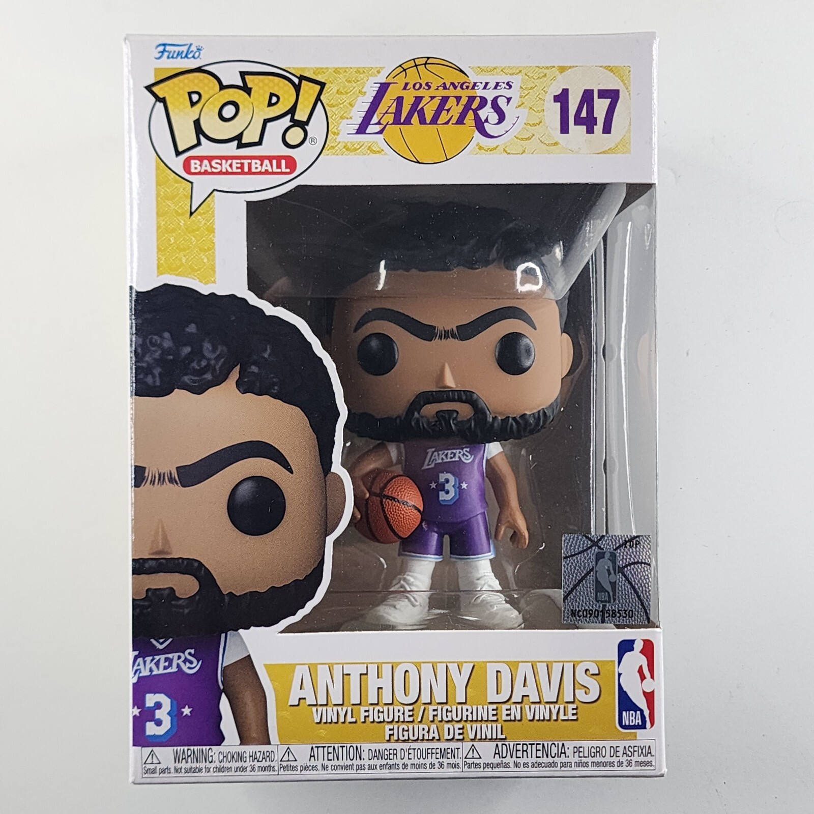 Funko POP Anthony Davis City Ed Los Angeles Lakers #147 NBA Basketball ...