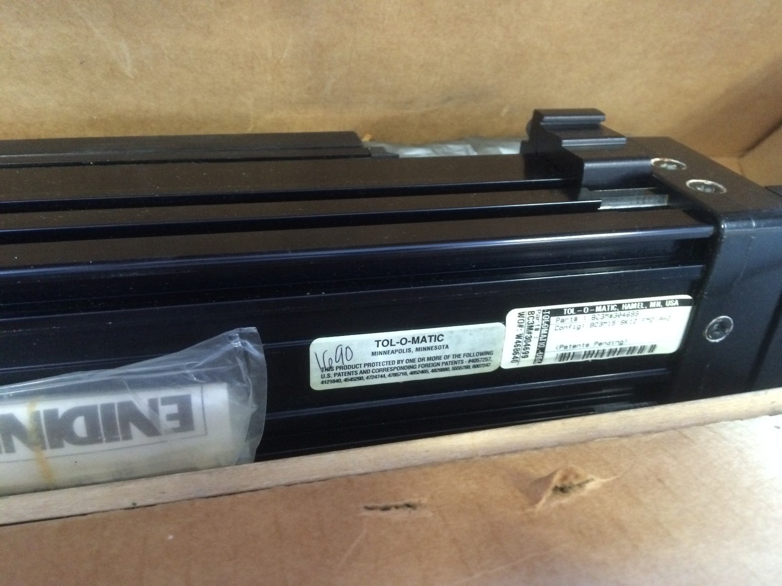 NEW TOLOMATIC BC3M#304699 LINEAR ACTUATOR,THE WEDGE BC3M15 SK12 FM2 AH2 ...