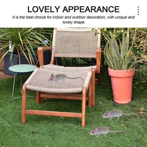 5pcs fake rat toys Rats Garden Rat Props Lifelike Rat Figurines Trick ...