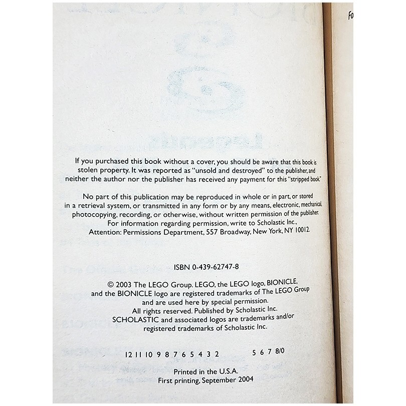 Legends of Metru Nui: Bionicle Adventures #4 by Greg Farshtey (2004 ...