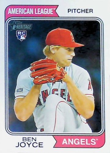 2023 TOPPS HERITAGE HIGH NUMBER SP #722 BEN JOYCE ROOKIE ANGELS FREE ...
