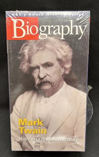 A & E Biography VHS Mark Twain and John F. Kennedy Jr. NEW/SEALED | eBay