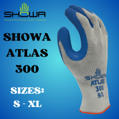 SHOWA ATLAS 300 - General Purpose Coated Work Glove - S - XL | eBay