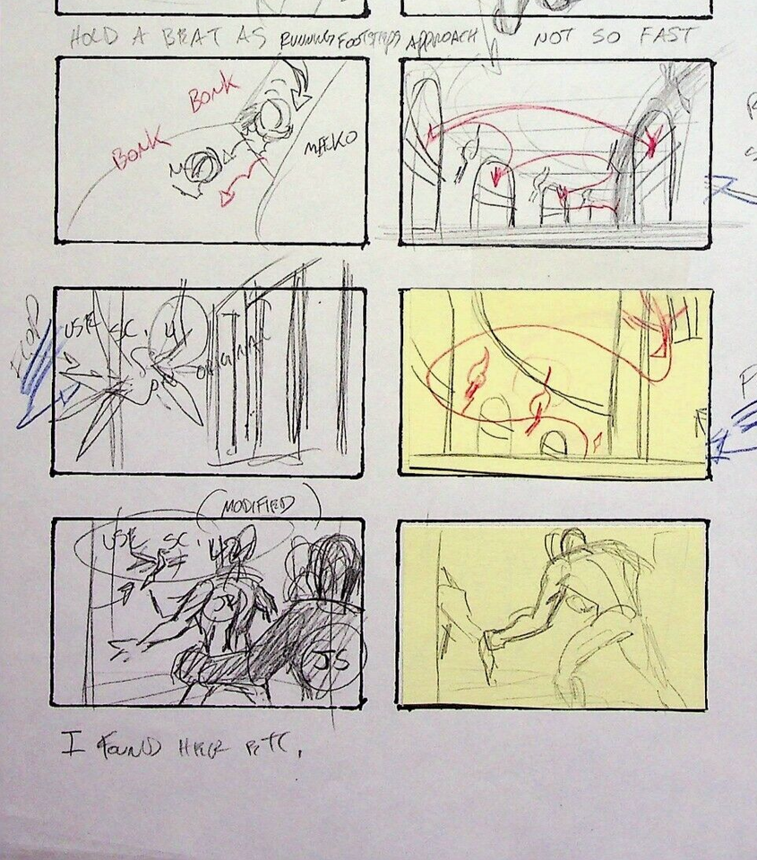 Pocahontas II New World Frank Squillace Production Storyboard Revision ...