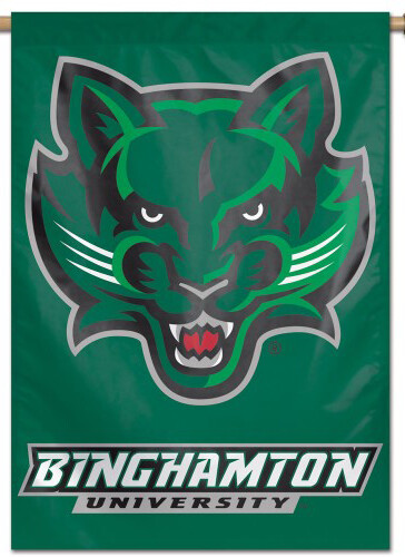 BINGHAMTON UNIVERSITY BEARCATS Official NCAA Team 28x40 BANNER Flag | eBay