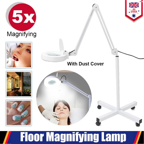 5X Magnifying Magnifier Lamp Light Daylight Salon Spa Beauty Nail Hobby ...