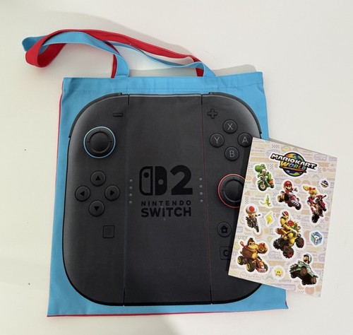 Nintendo Switch 2 Target Launch Day Tote Bag And Stickers | eBay