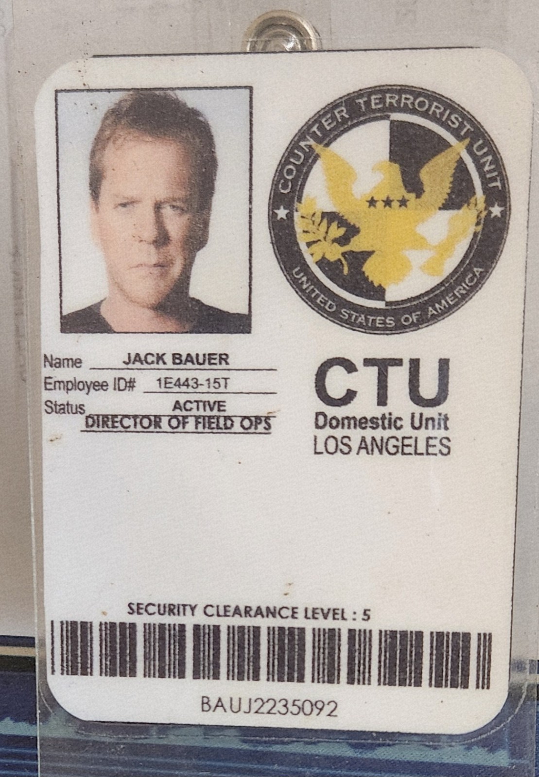 24 Jack Bauer Field Director:'s badge | eBay