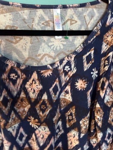 Lularoe Womens Long Sleeve Colorblock Top Size 3X Bust 46 Length 26 | eBay