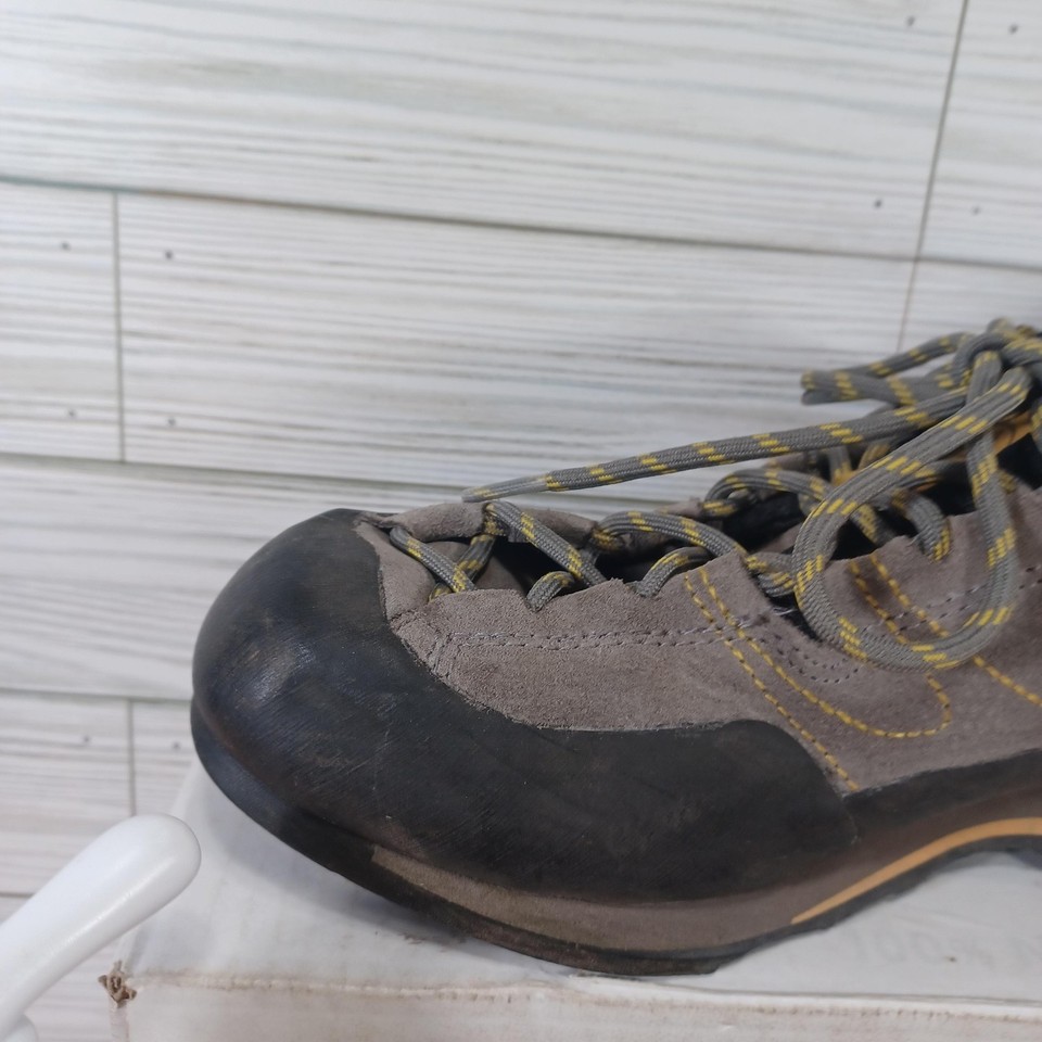 La Sportiva Boulder X Shoes Mens Size 9 Gray Yellow Approach Hiking ...