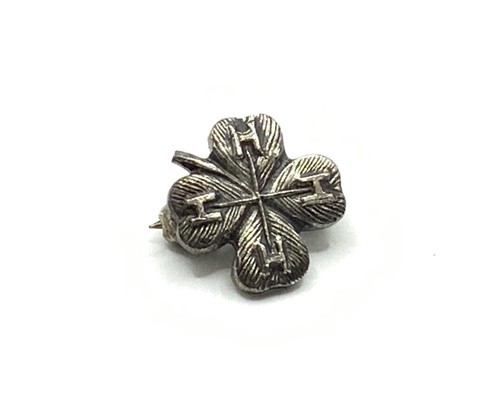LEAVENS 925 Sterling Silver Antique 4-H Club Membership Achievement ...