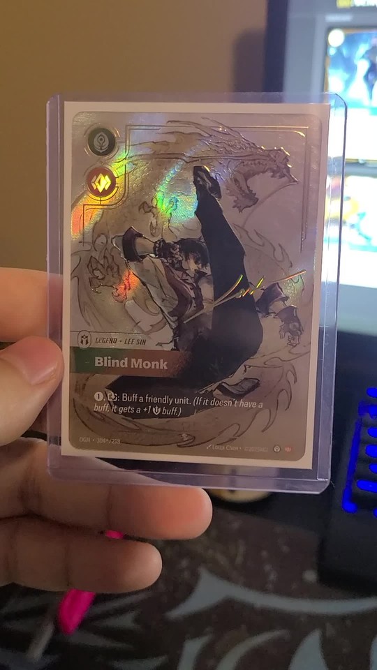 Riftbound Lee Sin Blind Monk Signature OGN 304*/298 English | eBay