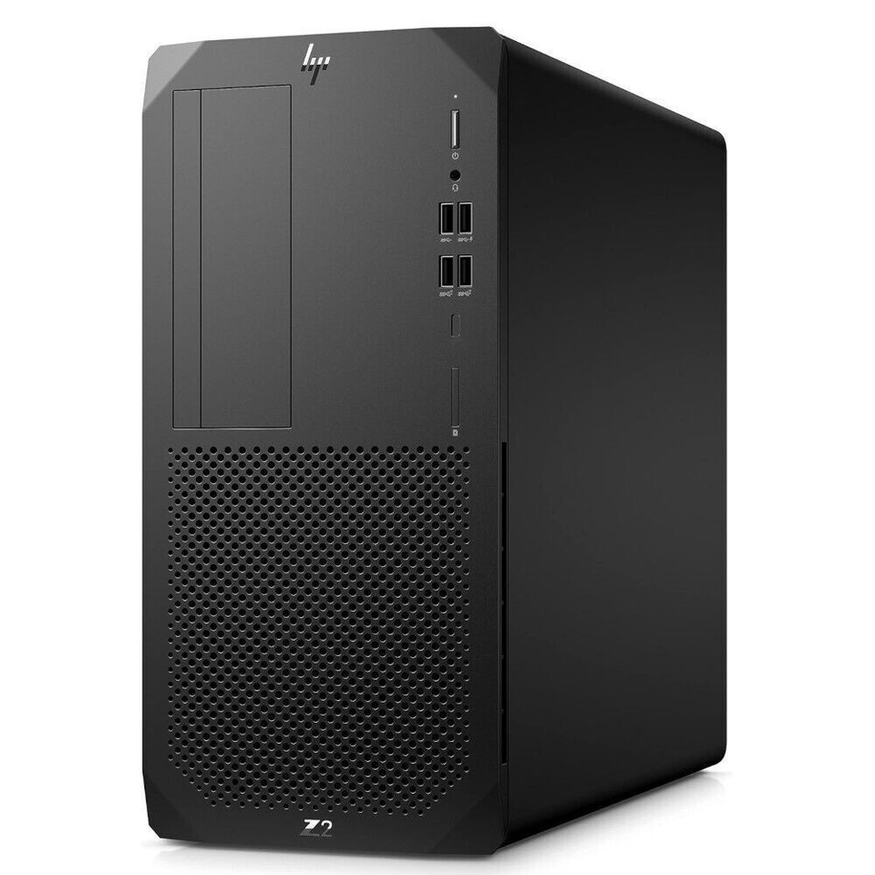 HP Z2 Tower G5 Workstation Gaming PC i7-10700K 64GB 1TB SSD RTX 2060 ...